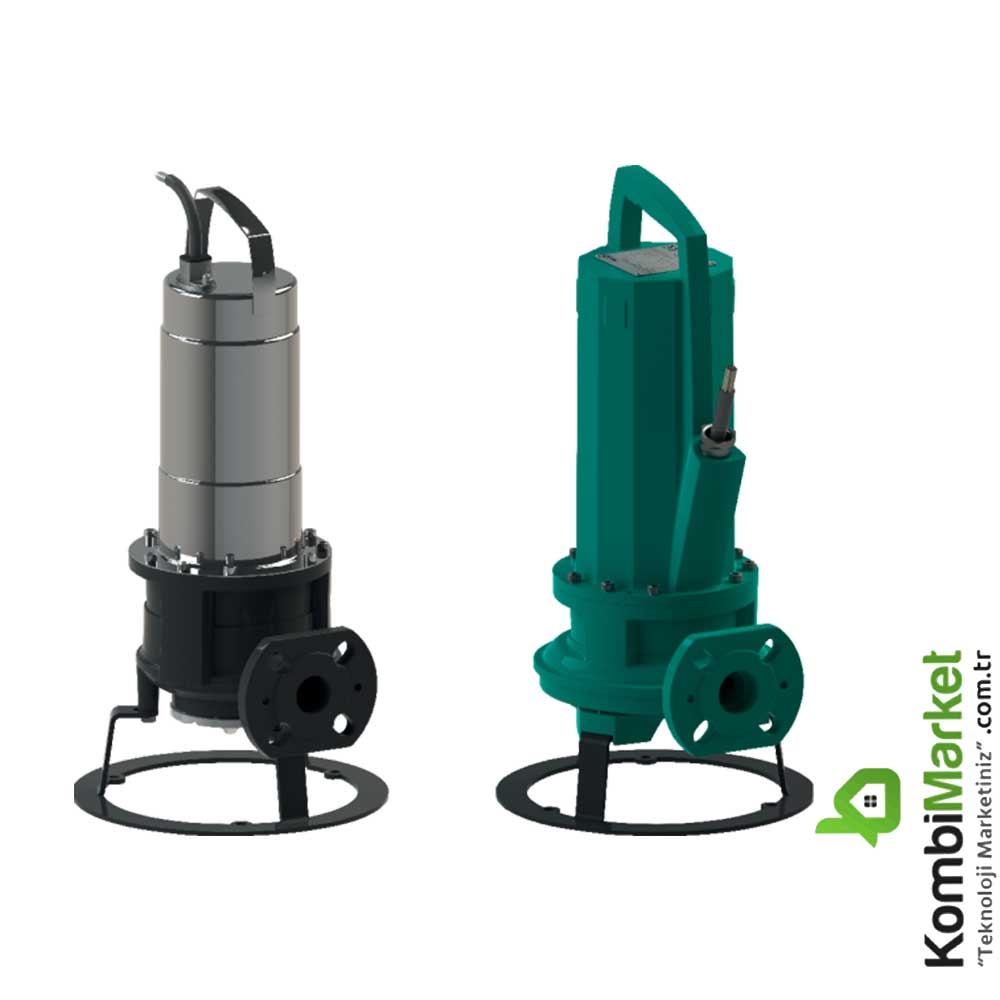 Wilo Rexa Cut GI03.26/S-T15-2-540 Parçalayıcı Bıçaklı Dalgıç Pompa ...